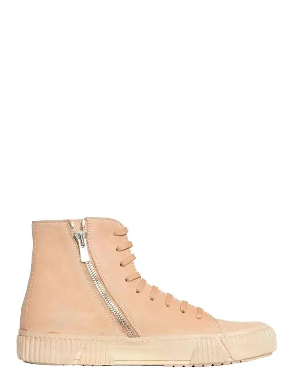 Both Leather Hi-top Sneakers - Neutrals