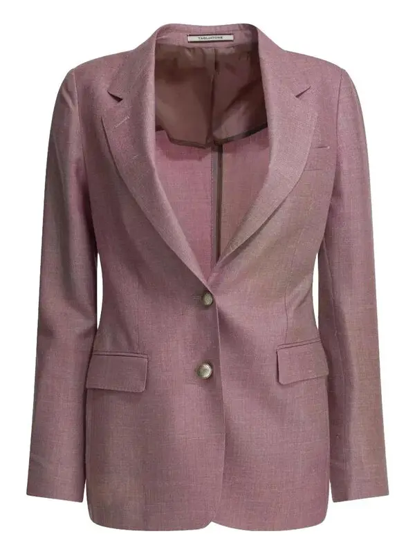 Tagliatore Virgin Wool Blazer - Pink