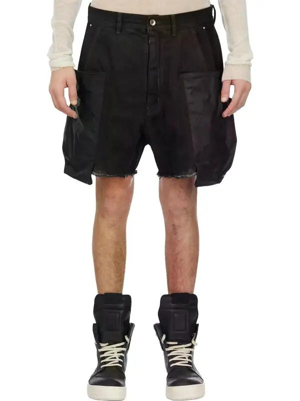 Rick Owens Stefan Cargo Shorts - Black