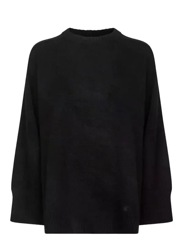 LOULOU Oversized Sweater - Black