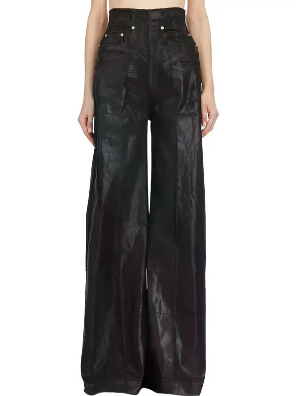 Rick Owens Denim Trousers - Black