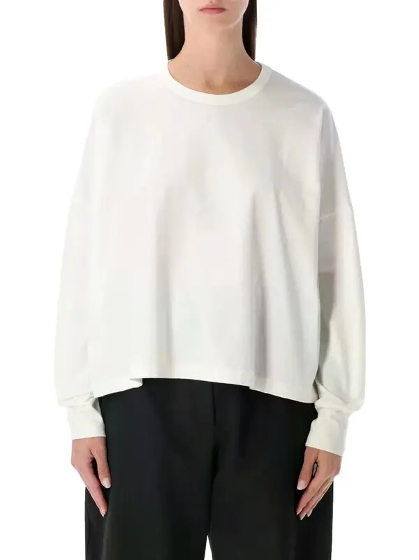 Studio Nicholson Long Sleeve Cotton T-shirt - White