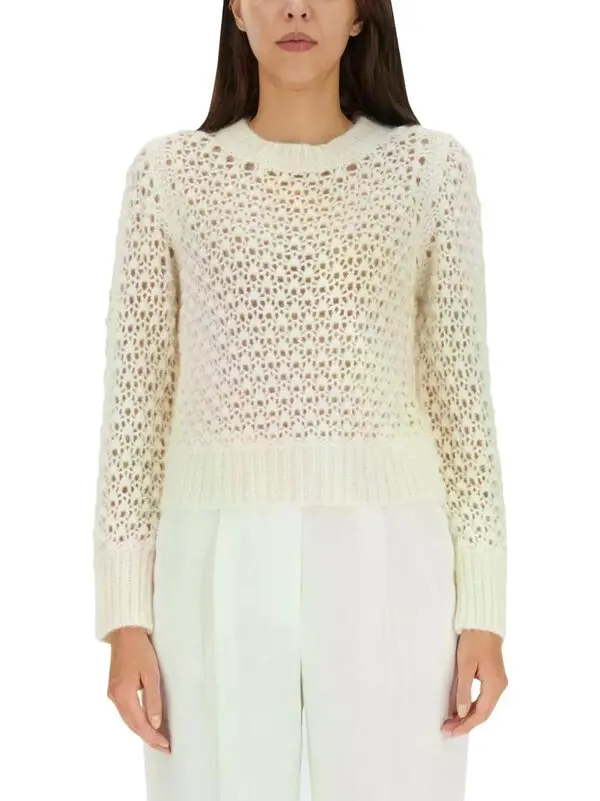 Fabiana Filippi Perforated Sweater - Neutrals