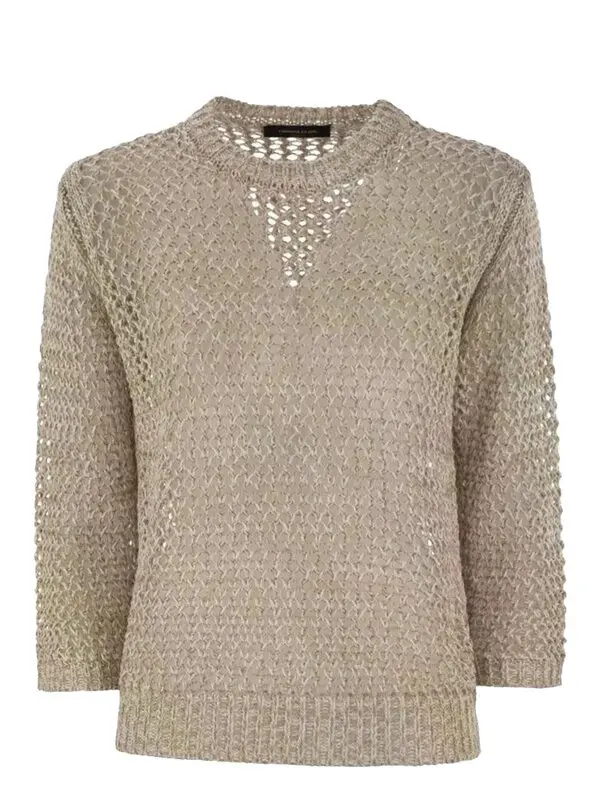 Fabiana Filippi Open-knit Sweater - Neutrals