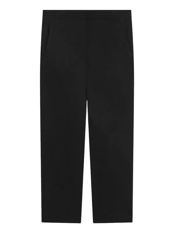 Max Mara Flat-front Trousers - Black