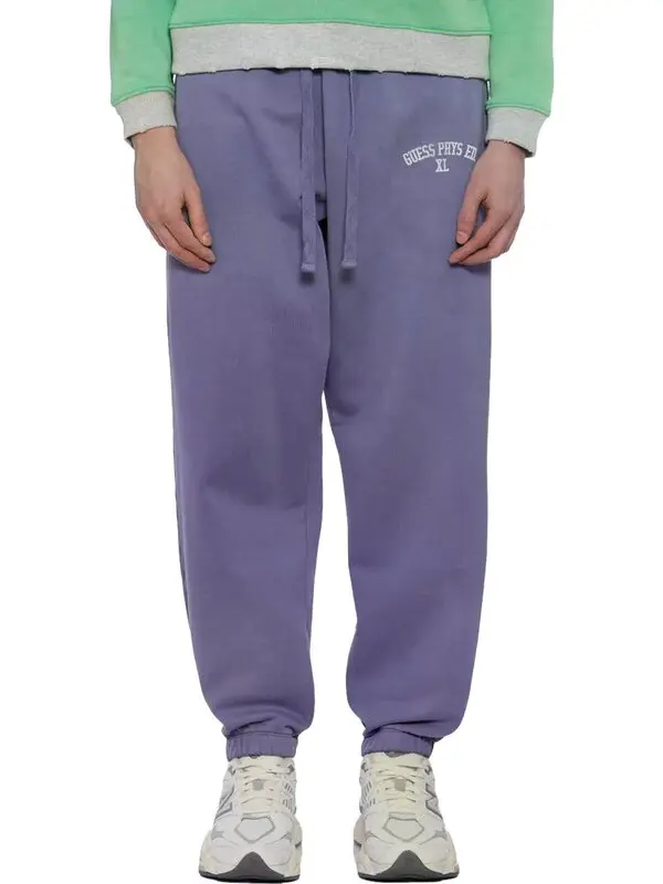 Guess Drawstring Track Pants - Purple