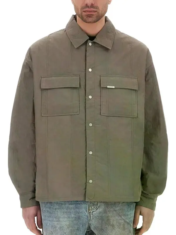 REPRESENT Quilted Pocket Shirt - Green