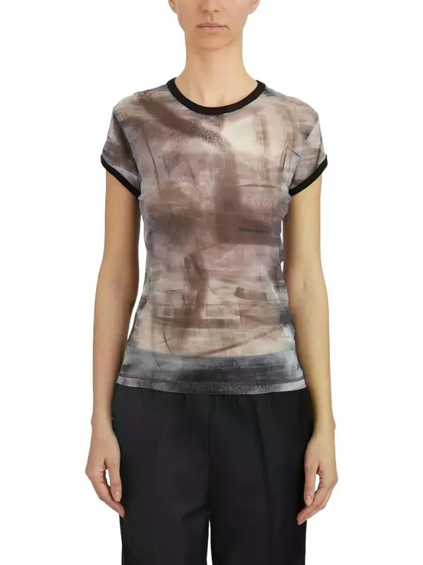 Helmut Lang Graphic-print T-shirt - Black