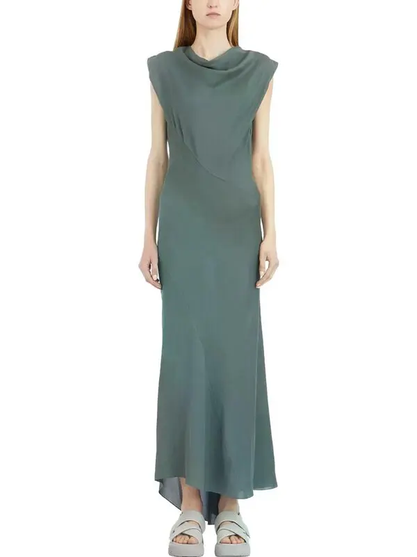 CORTANA Najwa Silk Dress - Green