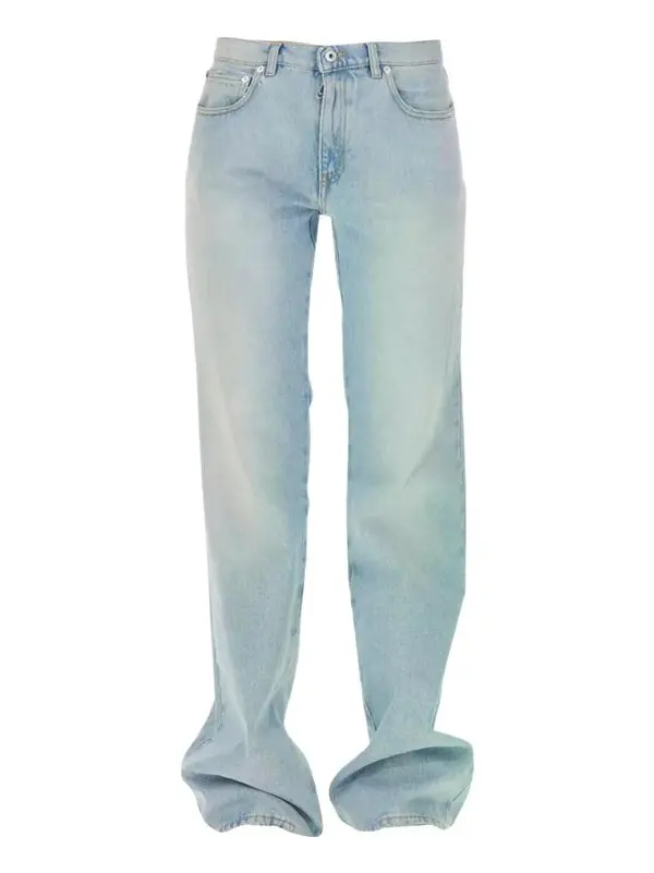 Off-White Baggy Jeans - Blue