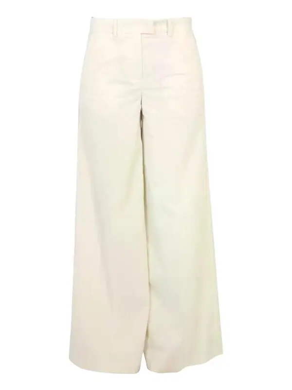 BALLANTYNE Palazzo Trousers - Neutrals