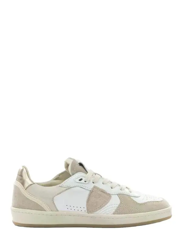 Philippe Model Leather Panelled Sneakers - White