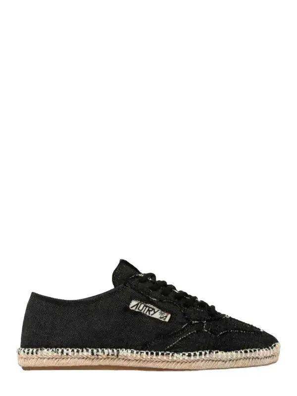 AUTRY Canvas Espadrille Sneakers - Black