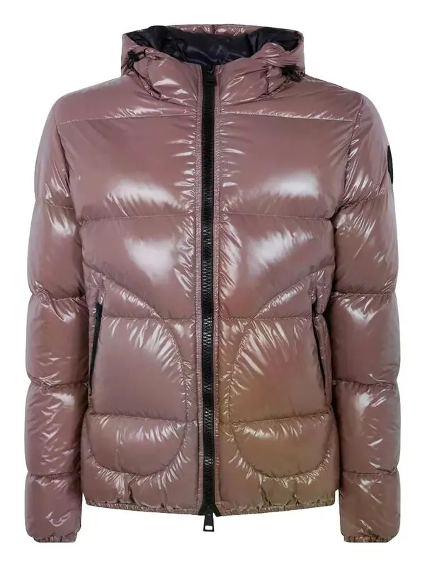 Herno Gloss-finish Padded Coat - Pink