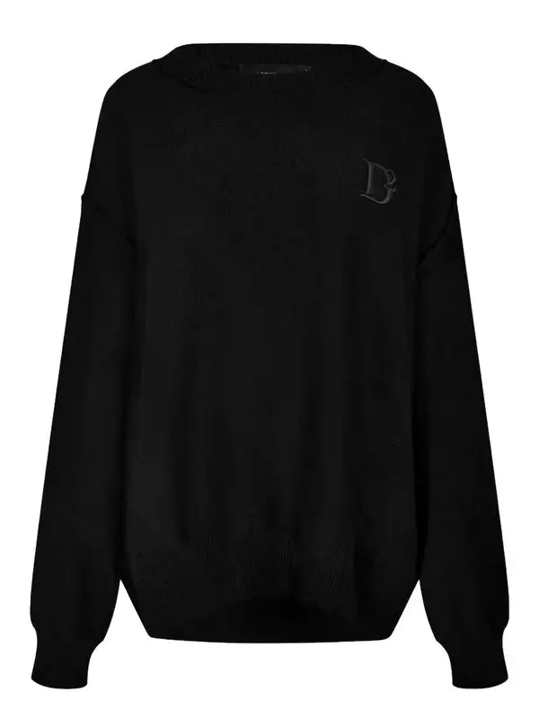 Dsquared2 Logo Knit Knitwear - Black