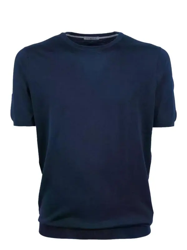 PEOPLE OF SHIBUYA Crew-neck T-shirt - Blue
