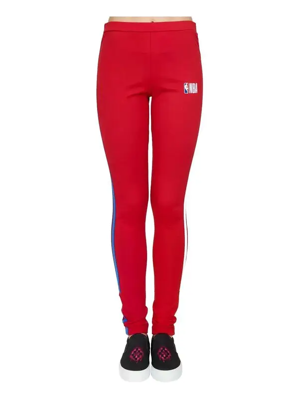 COUNTY OF MILAN X Nba Stripes Leggings - Red