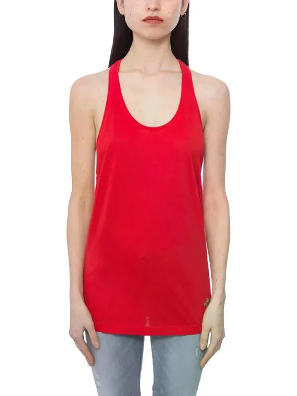 Dsquared2 Jersey Tank Top - Red