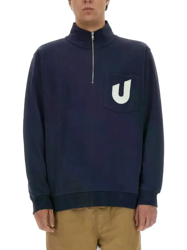UMBRO Patch-pocket Sweatshirt - Blue