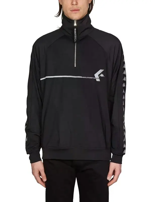 Kappa Half-zip Sweatshirt - Black