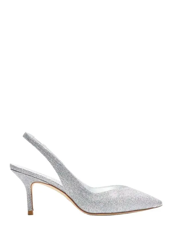 STUART WEITZMAN Eva Slingback Pumps - Silver