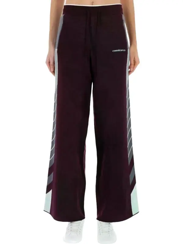 Casablanca Diagonal Tennis Trousers - Red