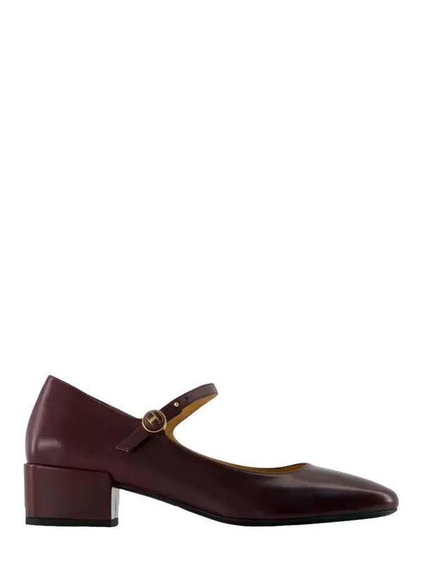 TOD'S Buckle-detail Leather Pumps - Brown