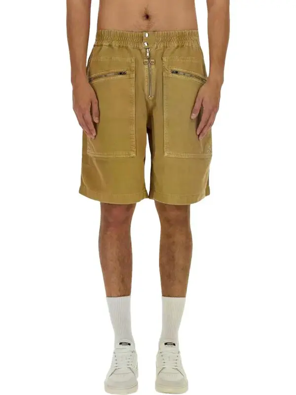 MARANT Zip-pocket Bermuda Shorts - Neutrals