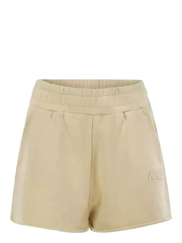 AUTRY Logo Jersey Shorts - Neutrals