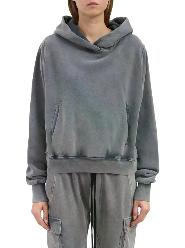 THOM KROM Hoodie With Pocket - Grey
