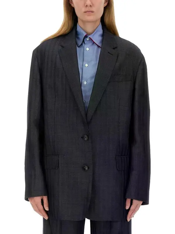 Etro Button-up Blazer - Grey