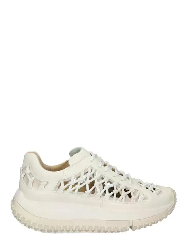 4CCCCEES Kapok Link Lattice-detail Sneakers - White
