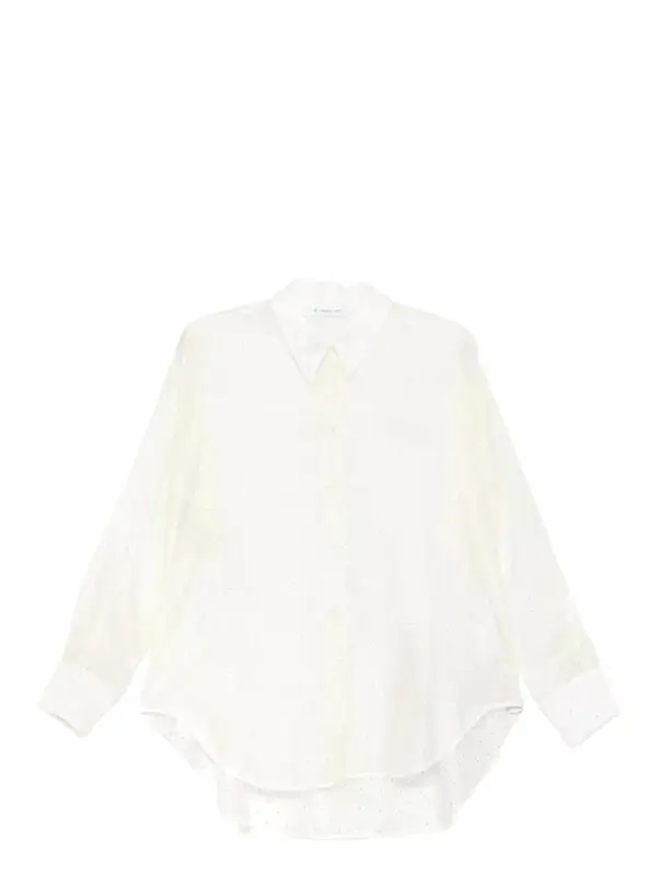 MANUEL RITZ Dotted Shirt - Neutrals