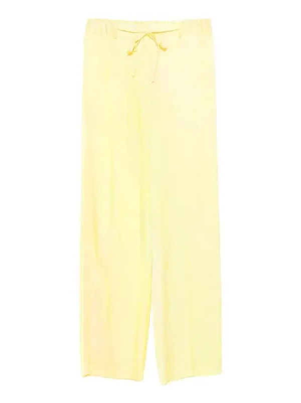 MANUEL RITZ Drawstring Trousers - Yellow