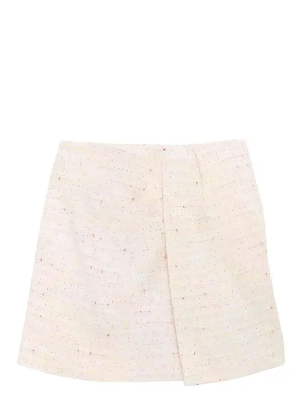 MANUEL RITZ Bouclé Mini Skirt - Pink