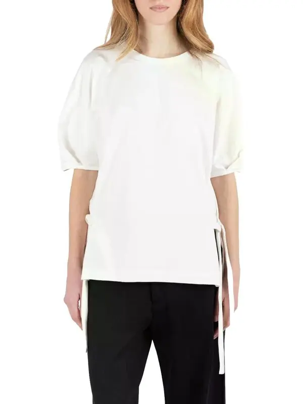 SOCIETE ANONYME Side-tie T-shirt - White