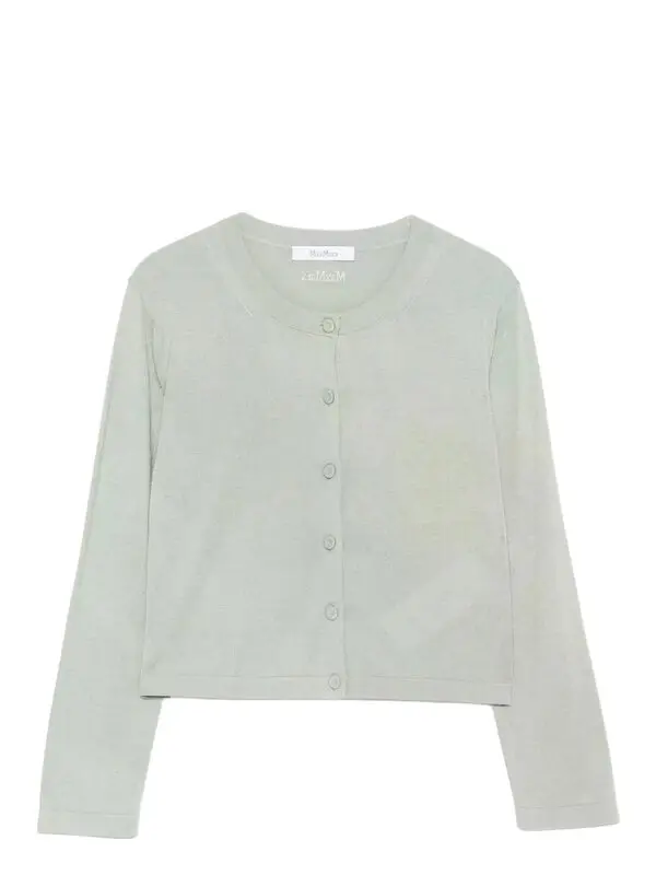 Max Mara Buttoned Cardigan - Green
