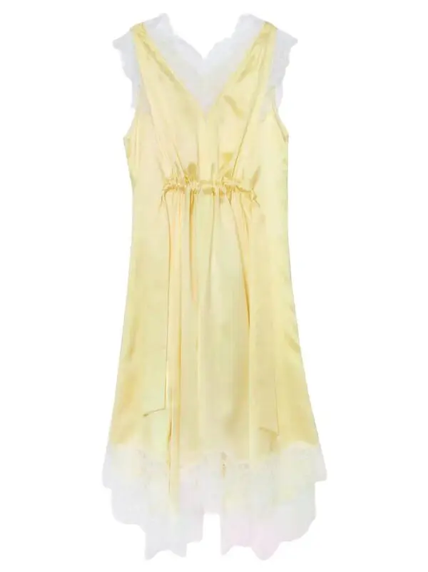 3.1 Phillip Lim Lace V-neck Midi Dress - Yellow