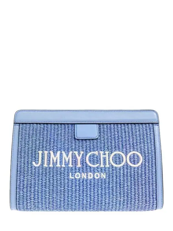 JIMMY CHOO Avenue London Clutch Bag - Blue