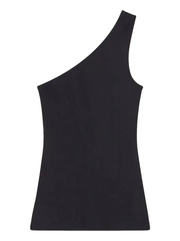 Maison Kitsuné One-shoulder Top - Black