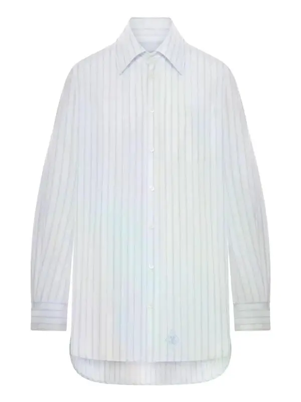 Seafarer Striped Cotton Shirt - White