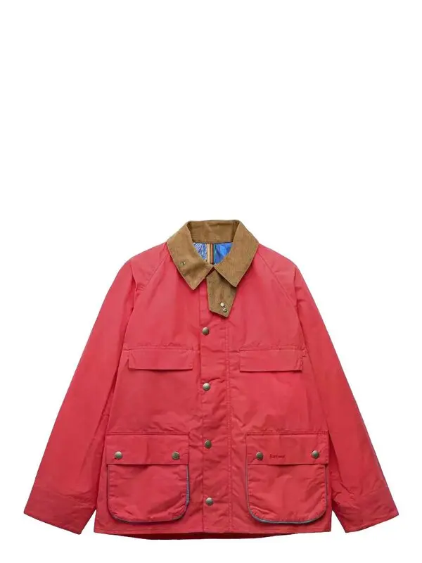 Barbour X Paul Smith Contrast-collar Jacket - Red