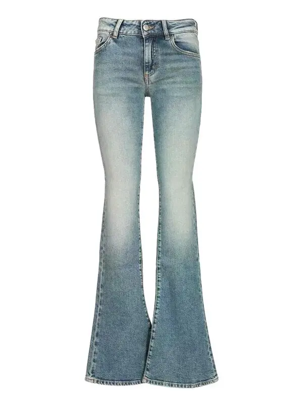 ICON DENIM LOS ANGELES Kendy Flared Leg Jeans - Blue