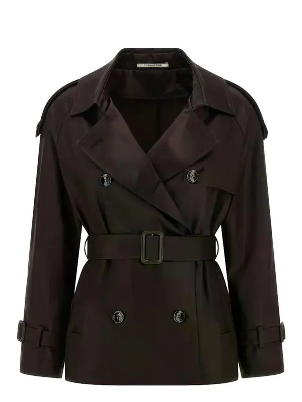 Tagliatore Savannah Double-breasted Trench Coat - Brown