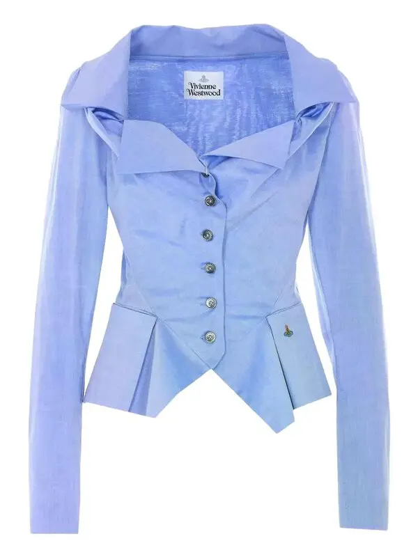 VIVIENNE WESTWOOD Monday Asymmetric Shirt - Blue