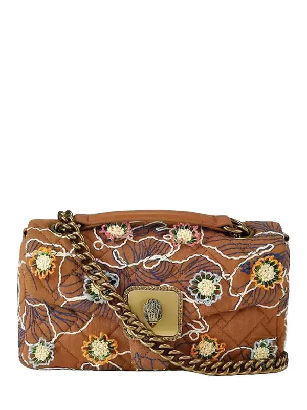 Kurt Geiger Pimlico Floral-print Quilted Tote - Brown