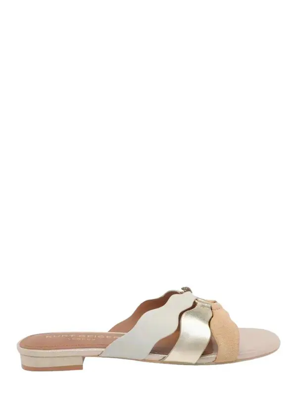 Kurt Geiger Sun Wave Ring-detail Sandals - Neutrals