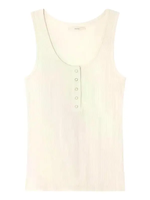 SESSUN Buttoned Tank Top - Neutrals