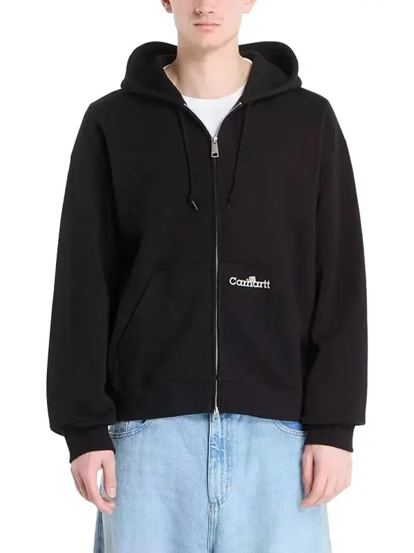 Carhartt Work In Progress Hooded Zip Jacket - Black