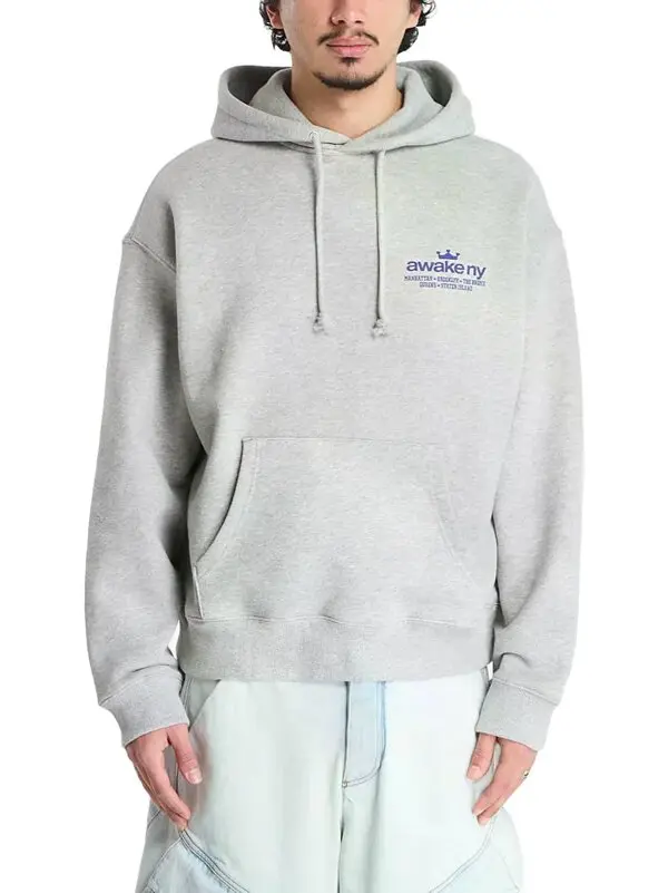 AWAKE NY Hooded Sweatshirt - Grey